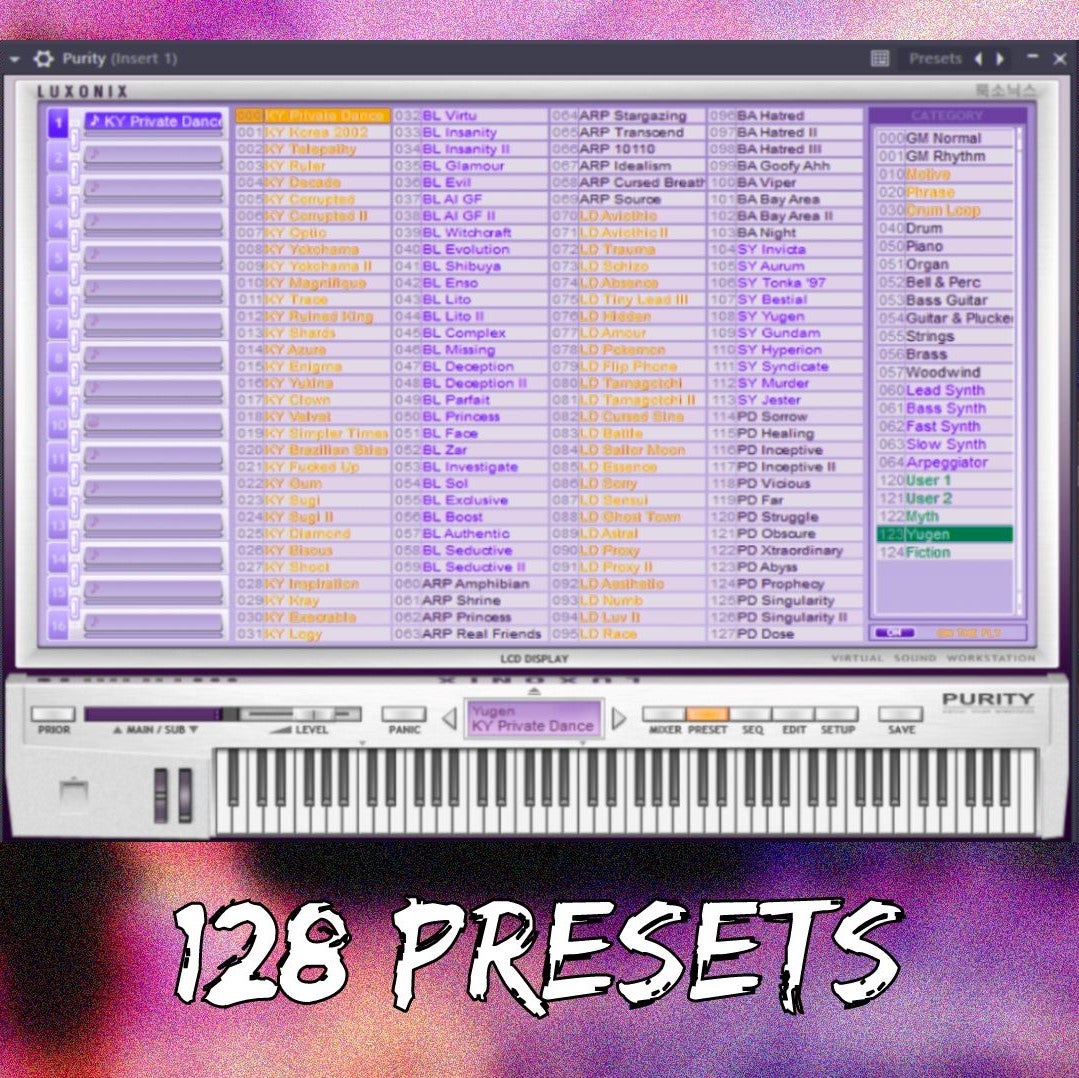 Purity Preset Bank "Fiction" - Payhip