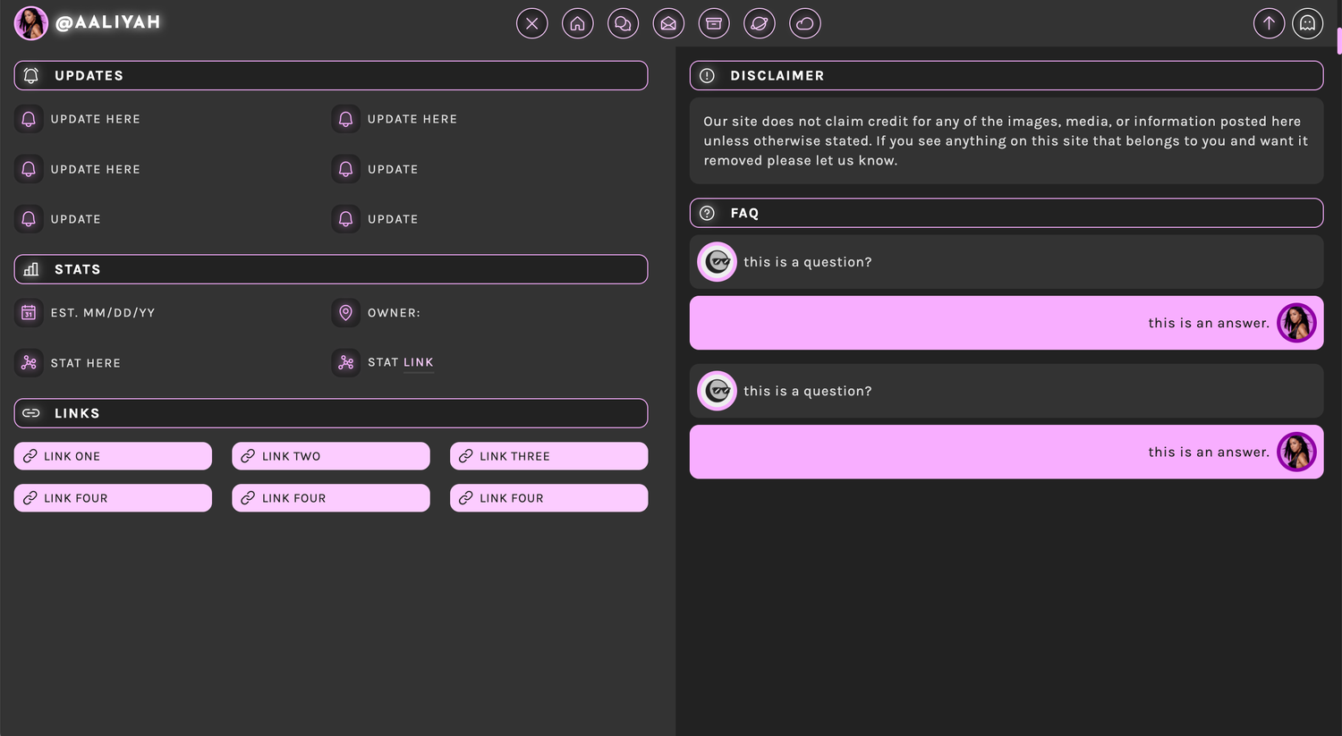 theme 08: aaliyah - Payhip