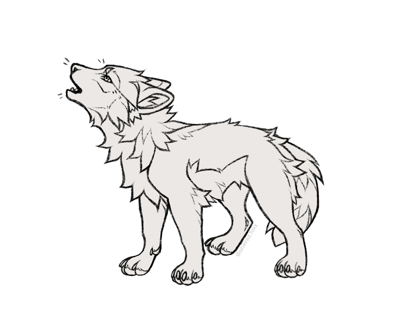 Silver’s wolf pup lines - 2 - Payhip