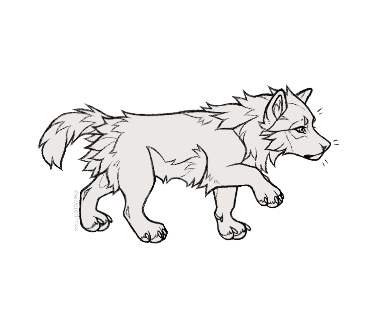 Silver’s wolf pup lines - 3 - Payhip