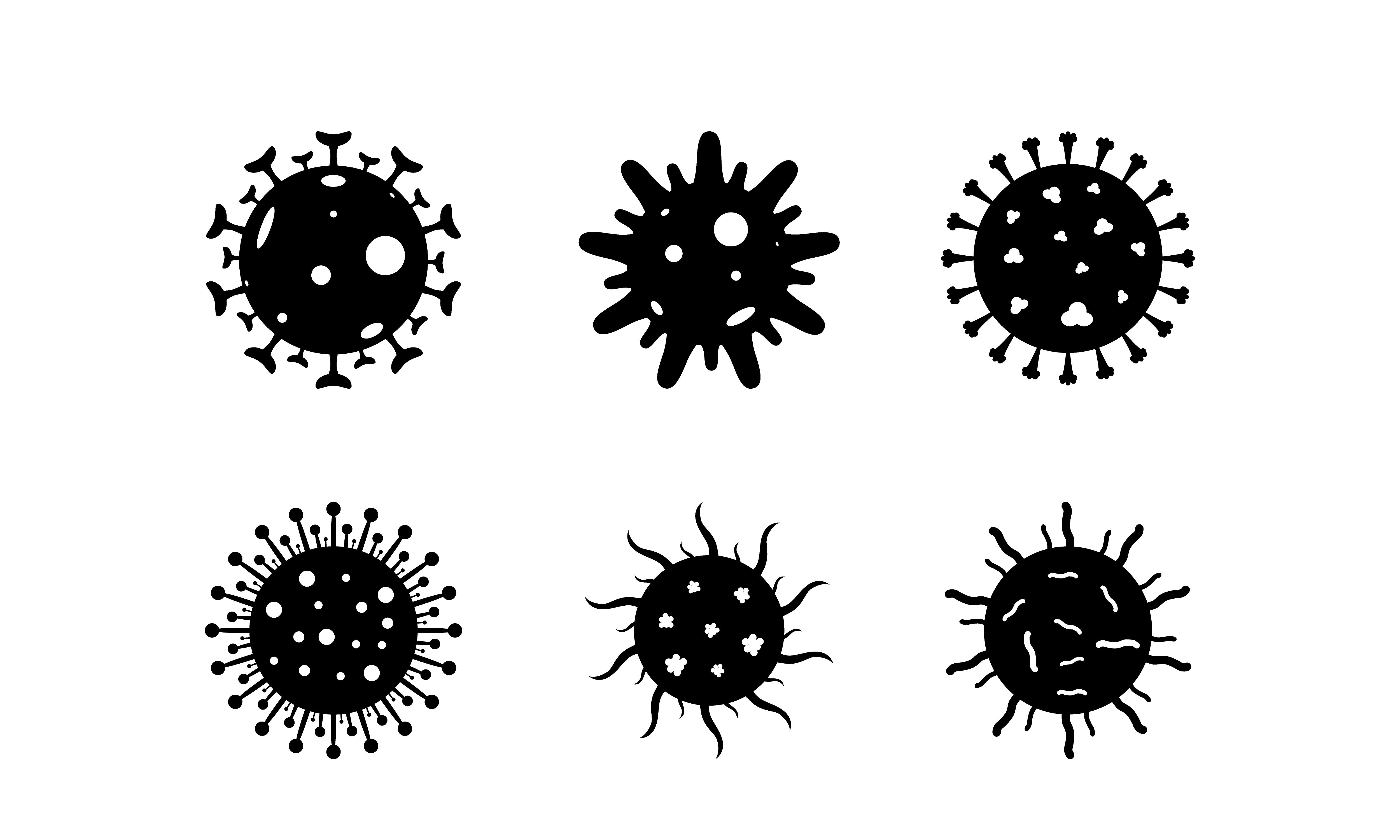 Corona virus icon svg file download pack bundle cricut - Payhip