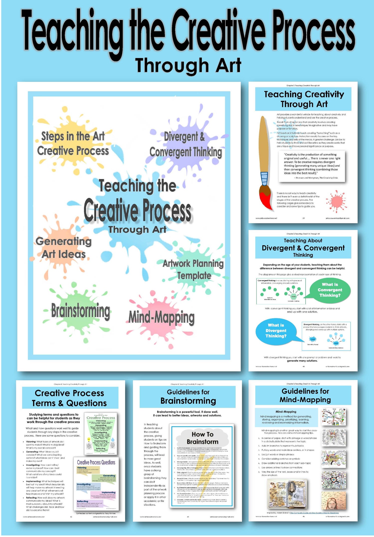 2-Resource Bundle CREATIVITY MATTERS GUIDE & POSTER/HANDOUTS - Payhip