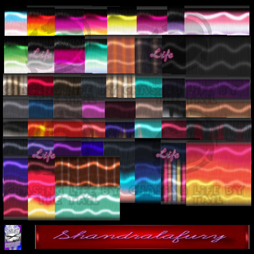 51 random hair colors including Pride Flag hair - Payhip