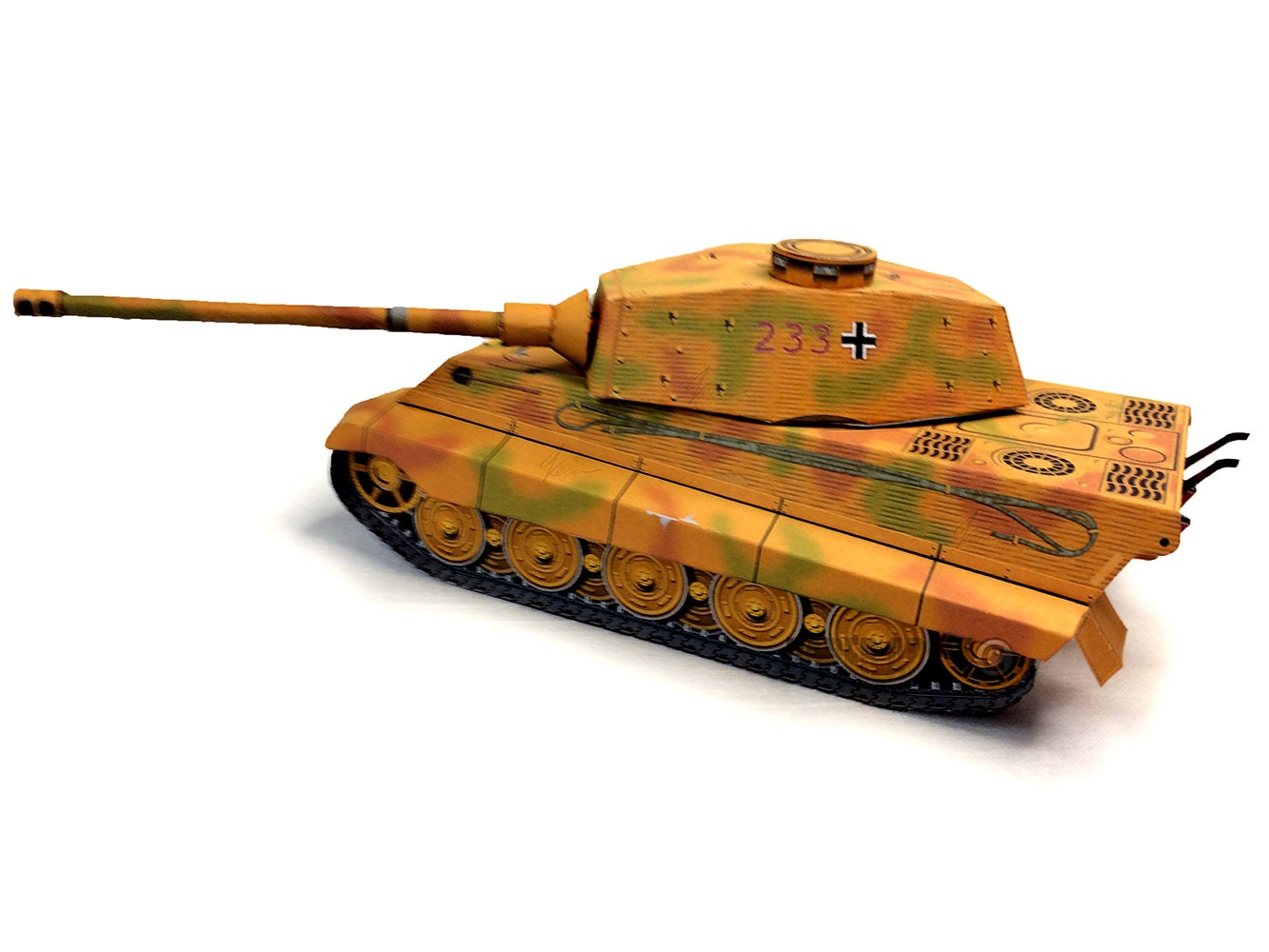 Paper tank King tiger 2 ww2 - Payhip