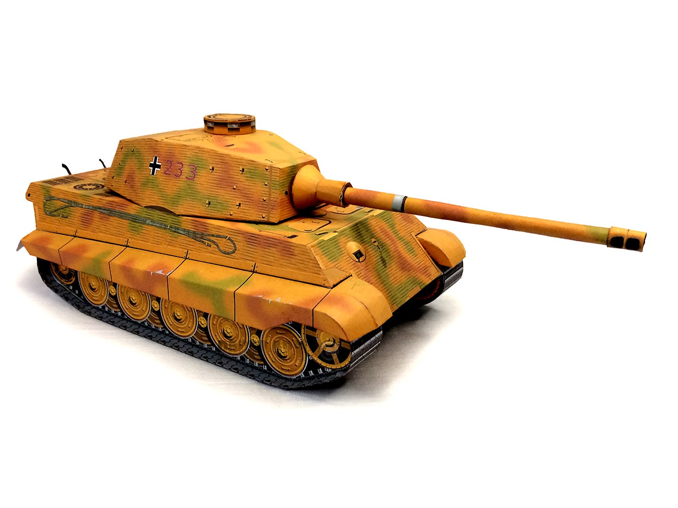 Paper tank King tiger 2 ww2 - Payhip