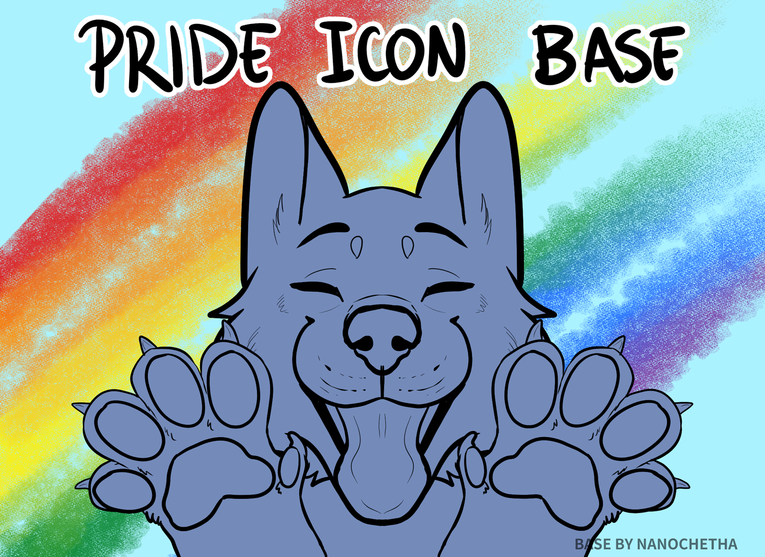 PRIDE ICON BASE F2U-canine, feline, equine - Payhip