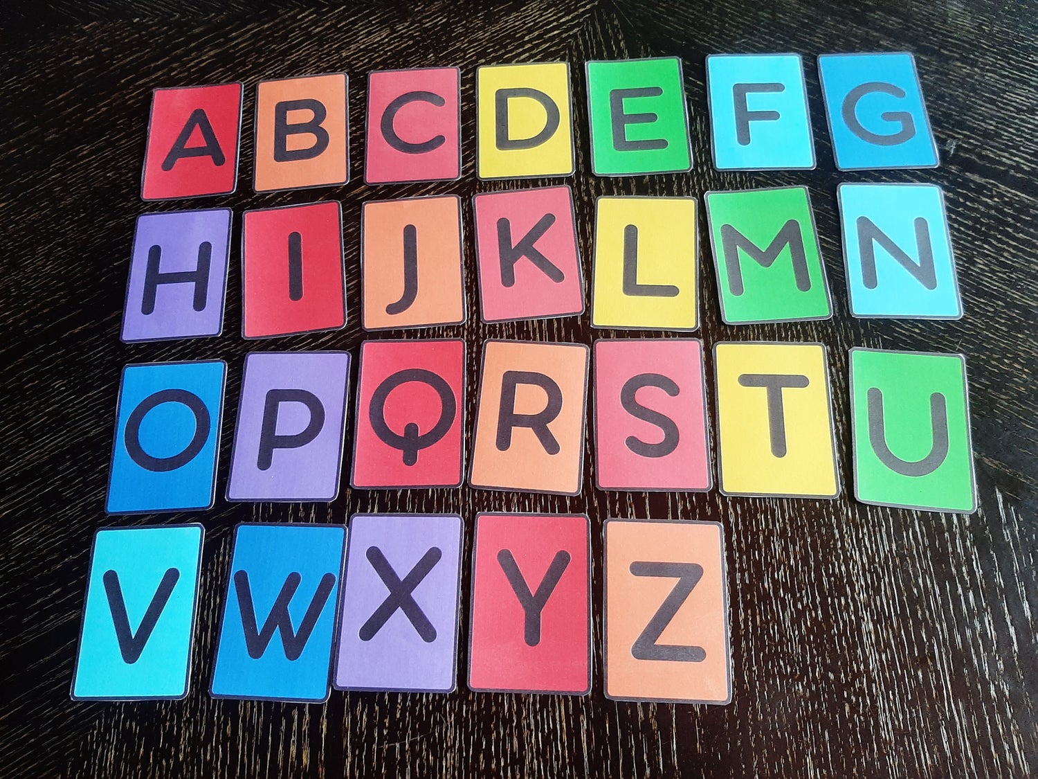 ENGLISH Alphabet Flash Cards Printable PDF - Payhip