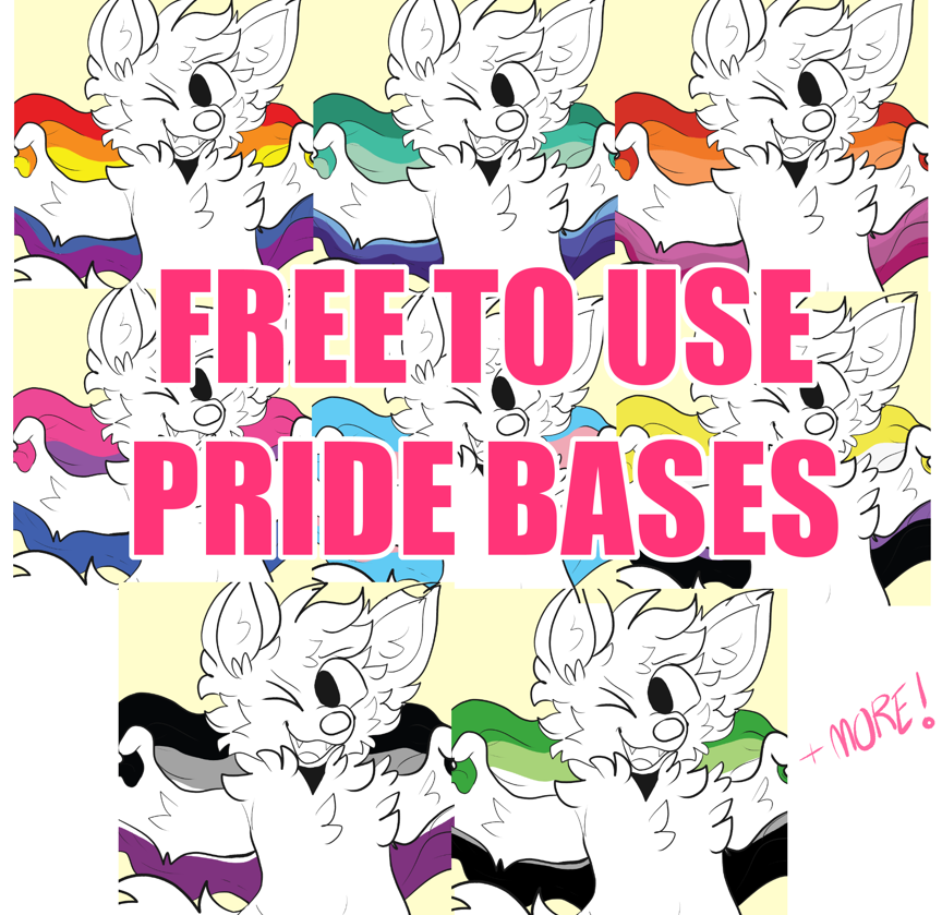 FREE TO USE Pride Furry Bases! - Payhip