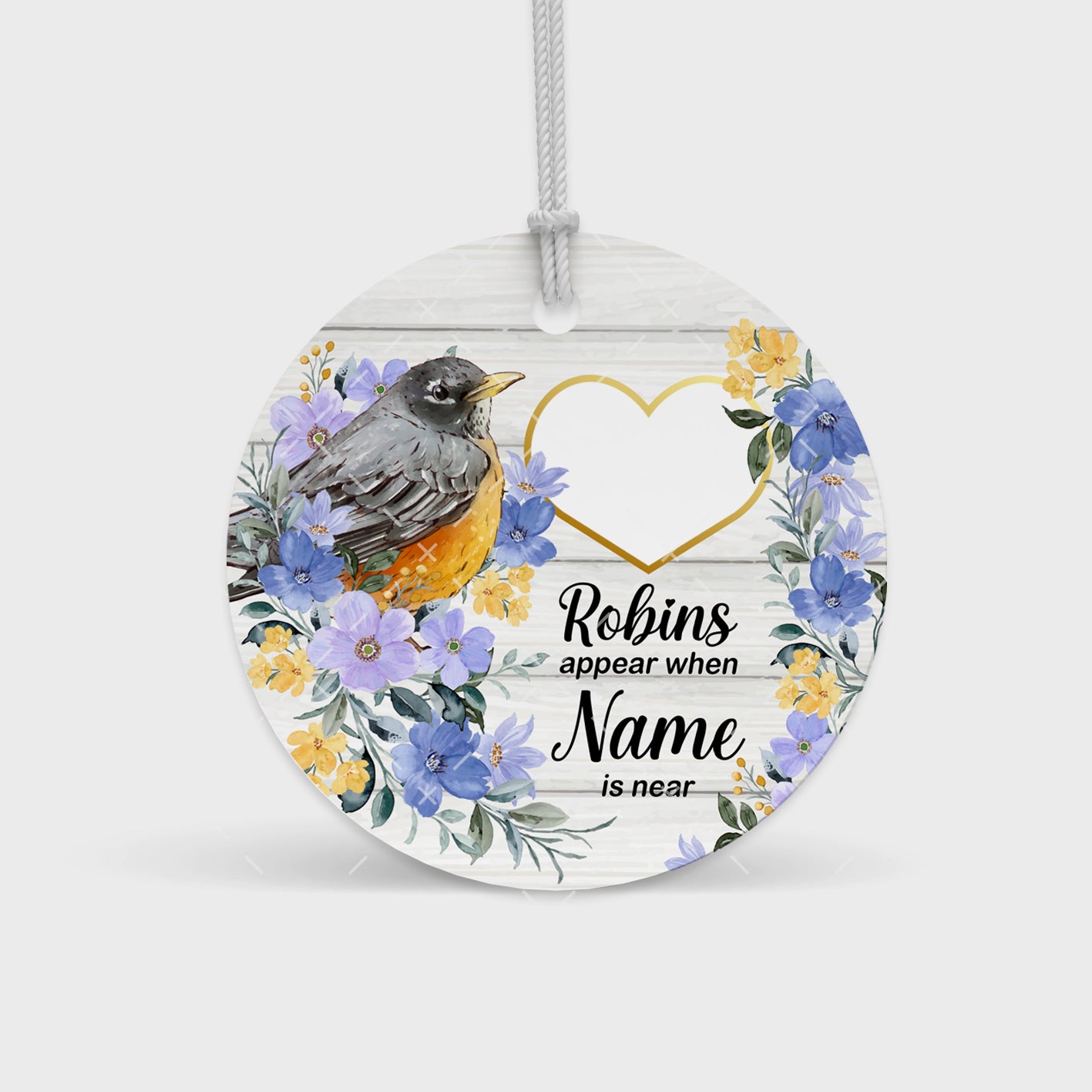 Robin Memorial Bauble Set (Version 2) - Payhip