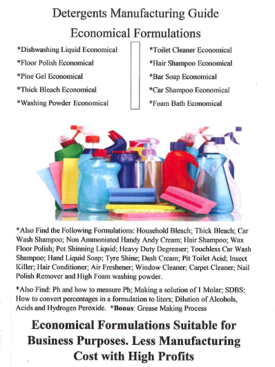Detergents Manufacturing Guide Economical - Payhip