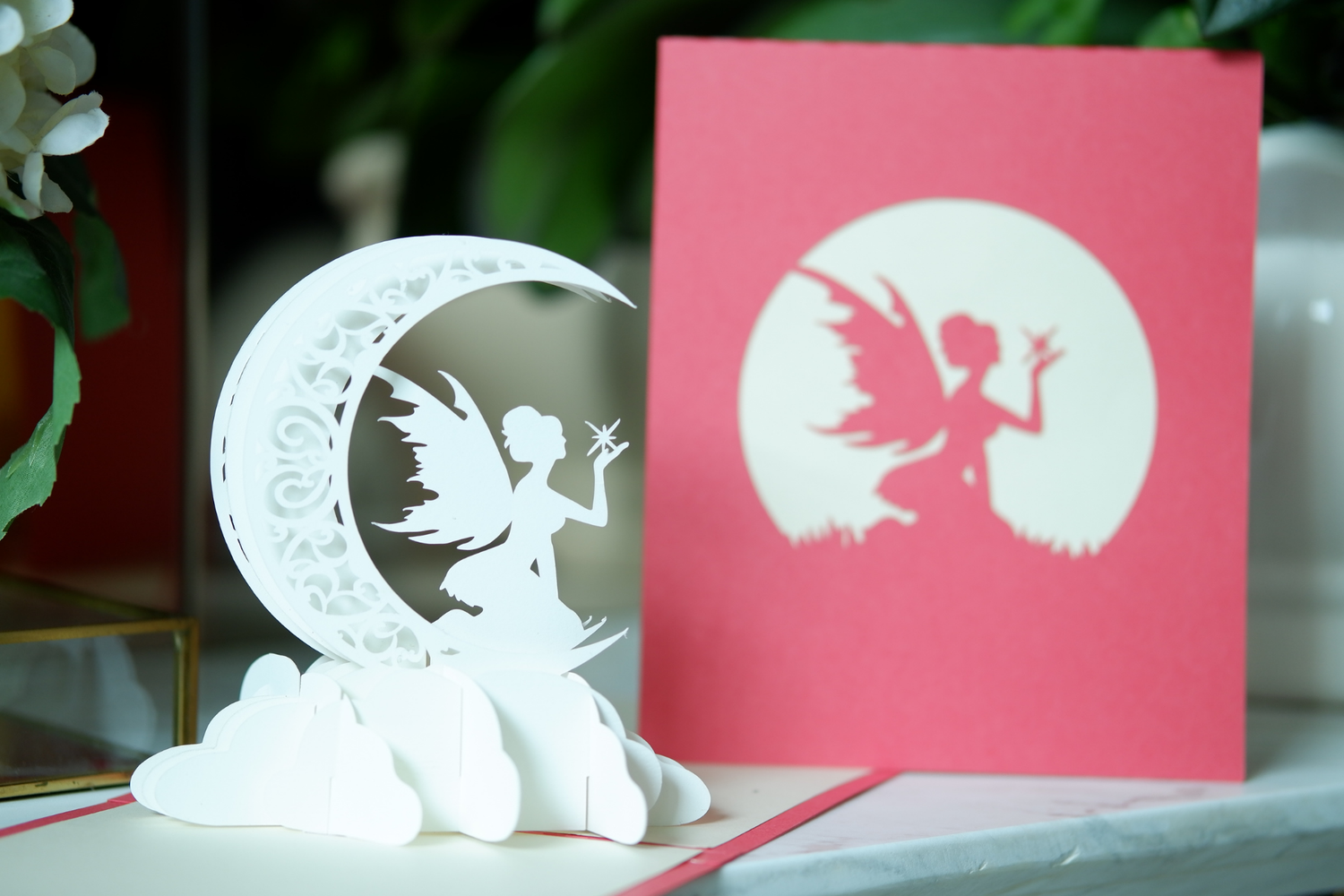 Fairy on the moon pop up card - Payhip