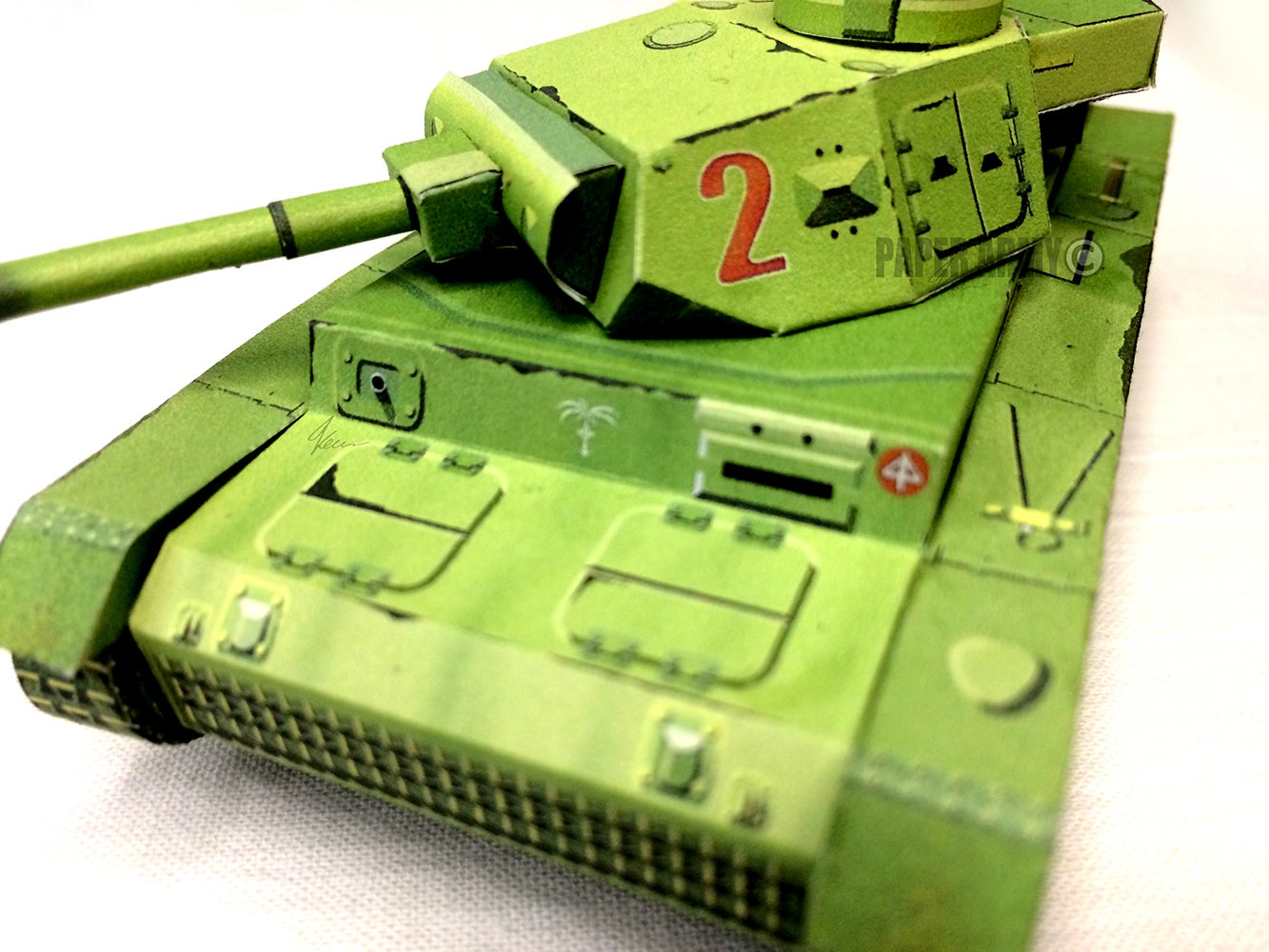 Paper tank PzKpfw III Africa WWII - Payhip