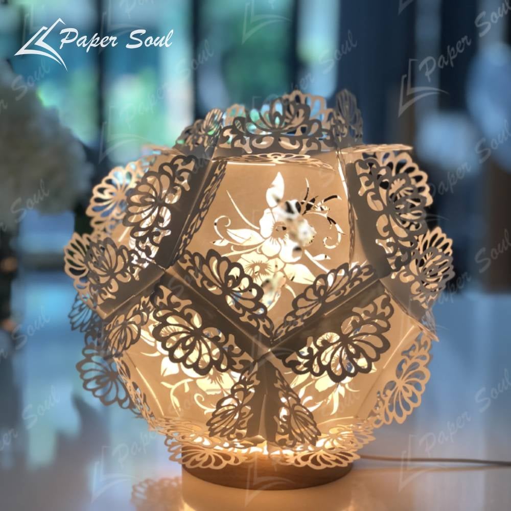 Paper cut lamp template | Paper Soul Craft - Payhip