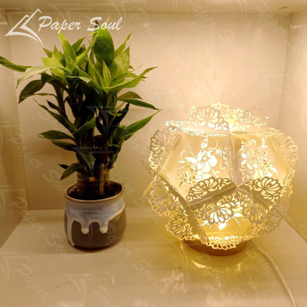 Paper cut lamp template | Paper Soul Craft - Payhip