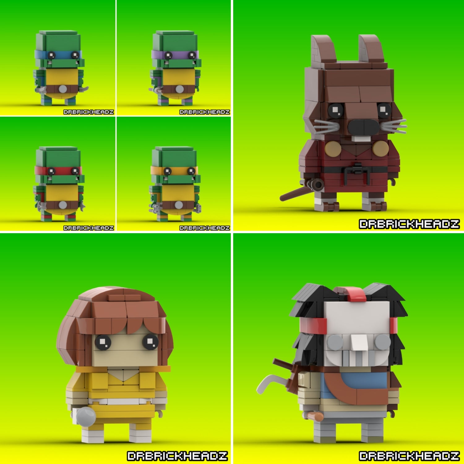 Kraang (Teenage Mutant Ninja Turtles, 1987) Custom Brickheadz ...