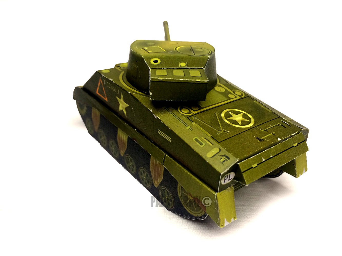 Paper tank Sherman Firefly ww2 - Payhip
