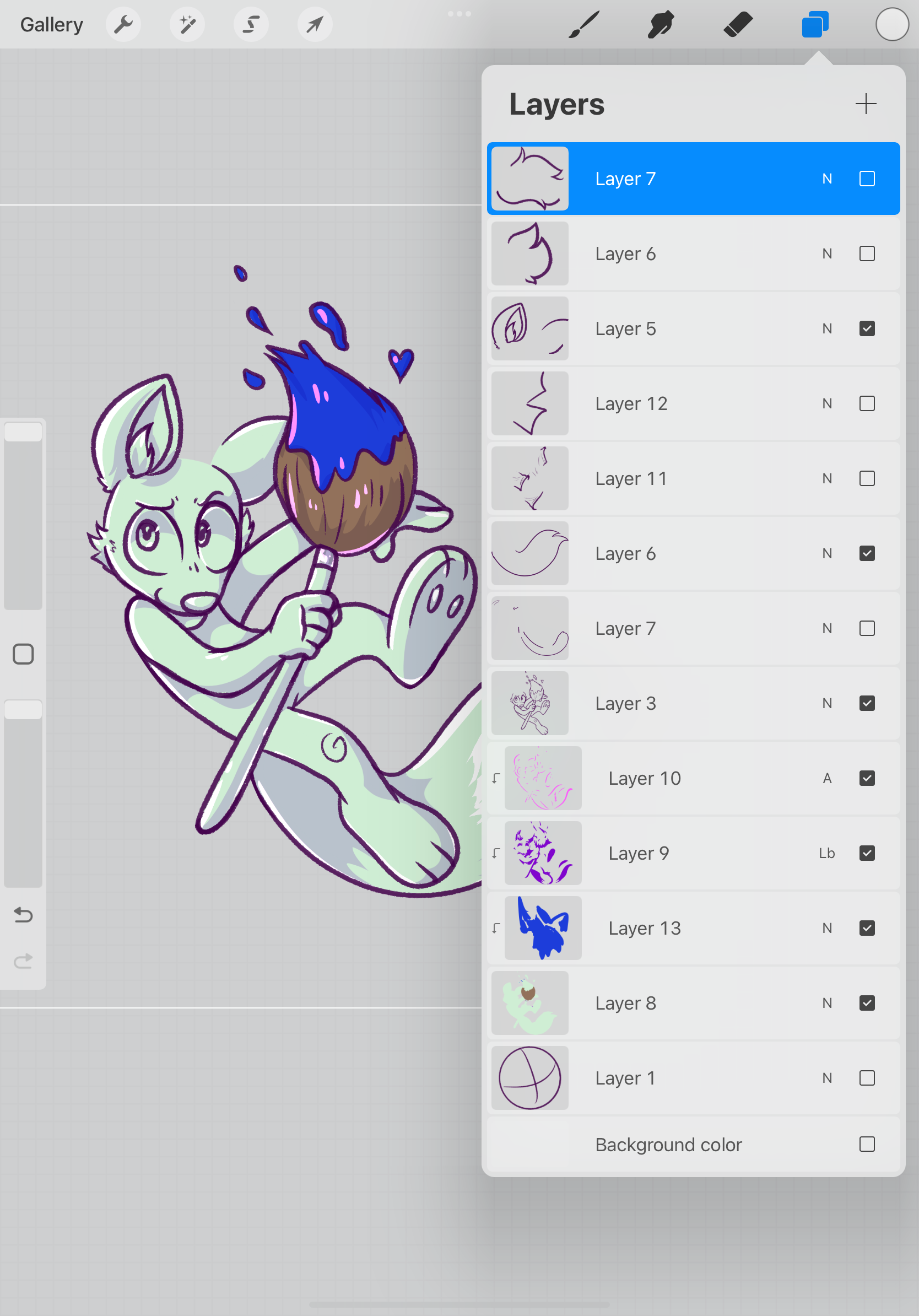 Furry pride paintbrush base - Payhip