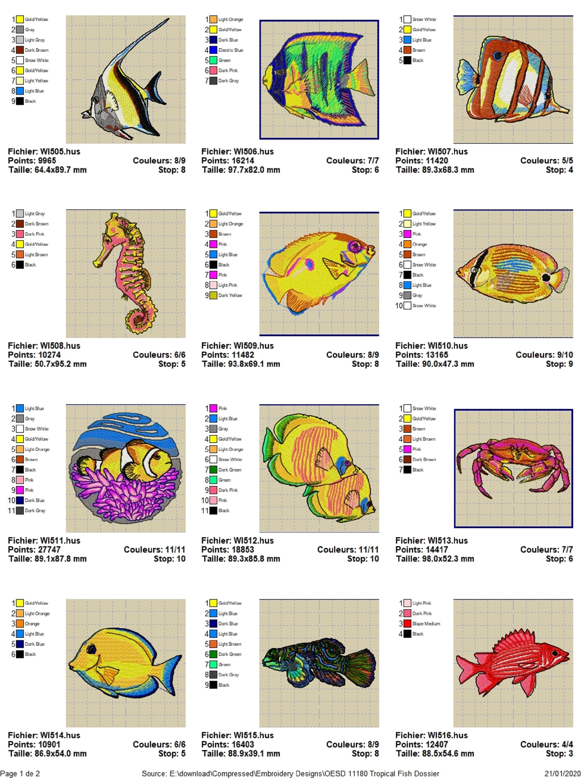 OESD 11180 Tropical Fish - Payhip