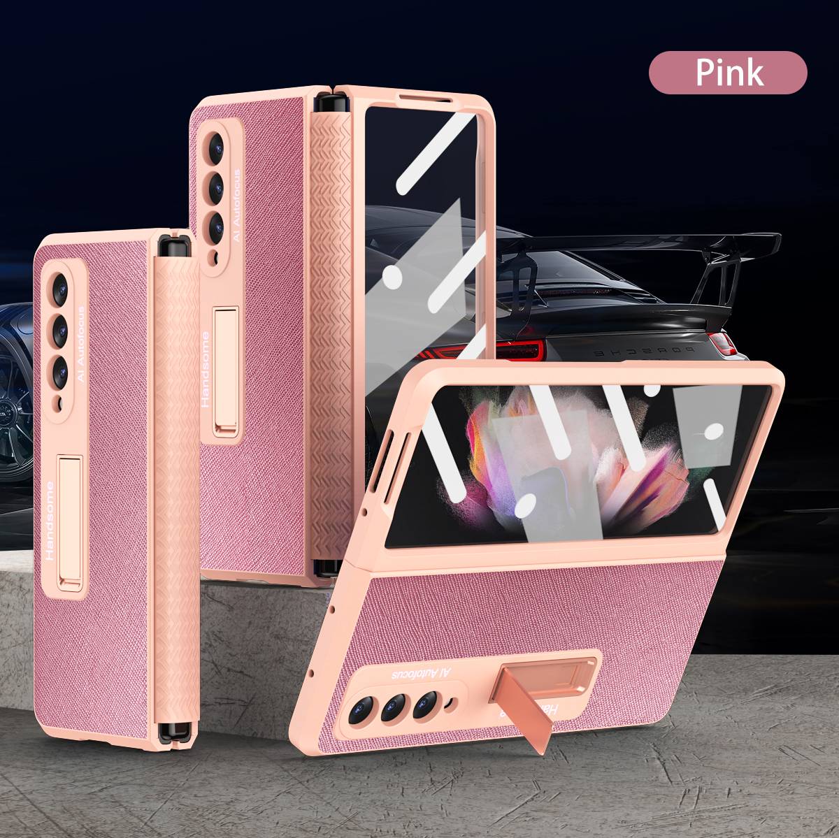 New 2021 Handmade Design Diamond Samsung Galaxy Z Fold 3 Cover Case ...