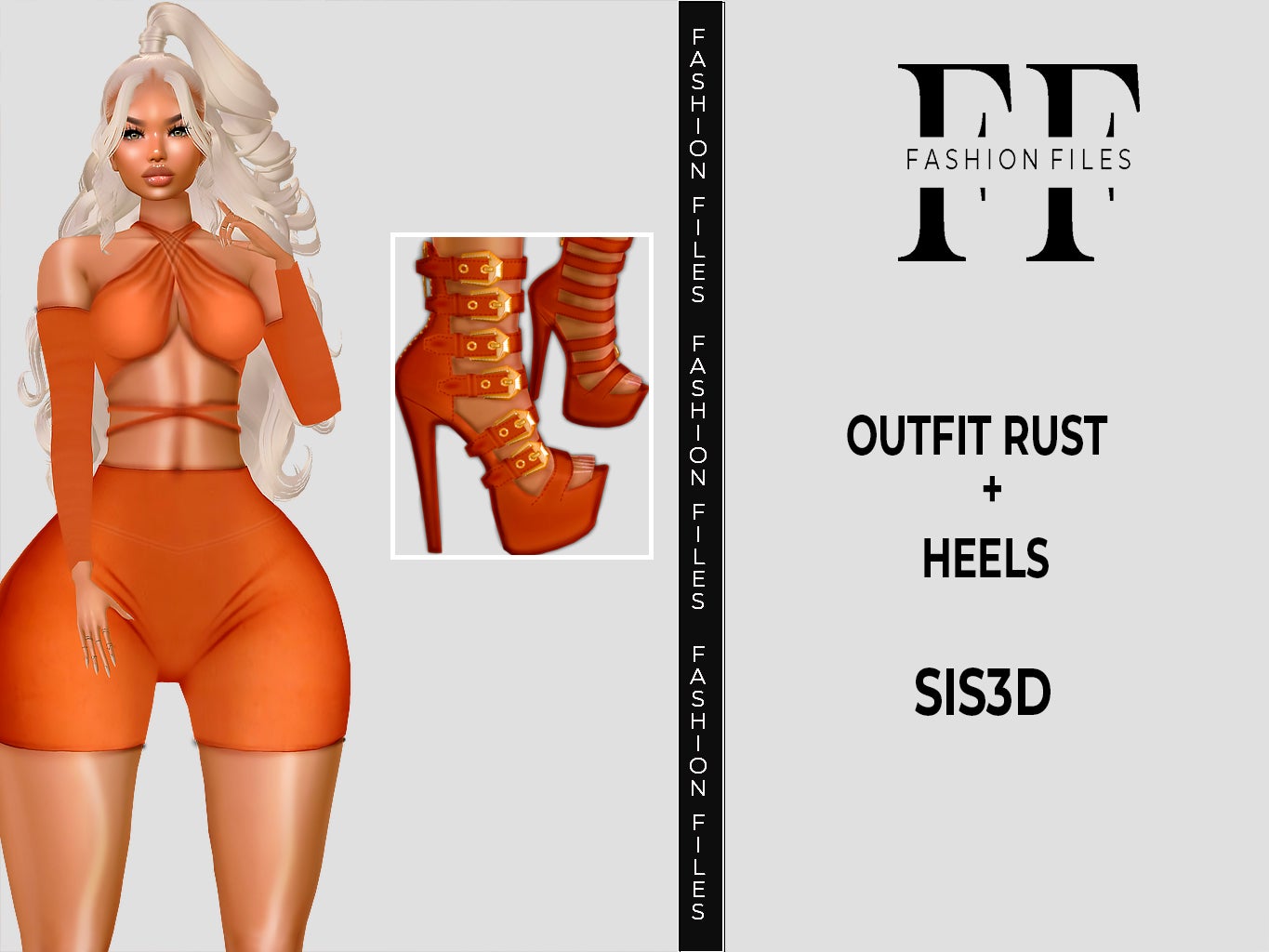 2022-OUTFIT RUST HEELS - SIS3D-534 - Payhip