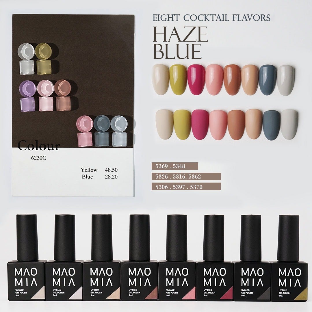 Gel Nail Polish Set Kit 8pcs Semi-Permanent Gel Varnish gel nail polish ...