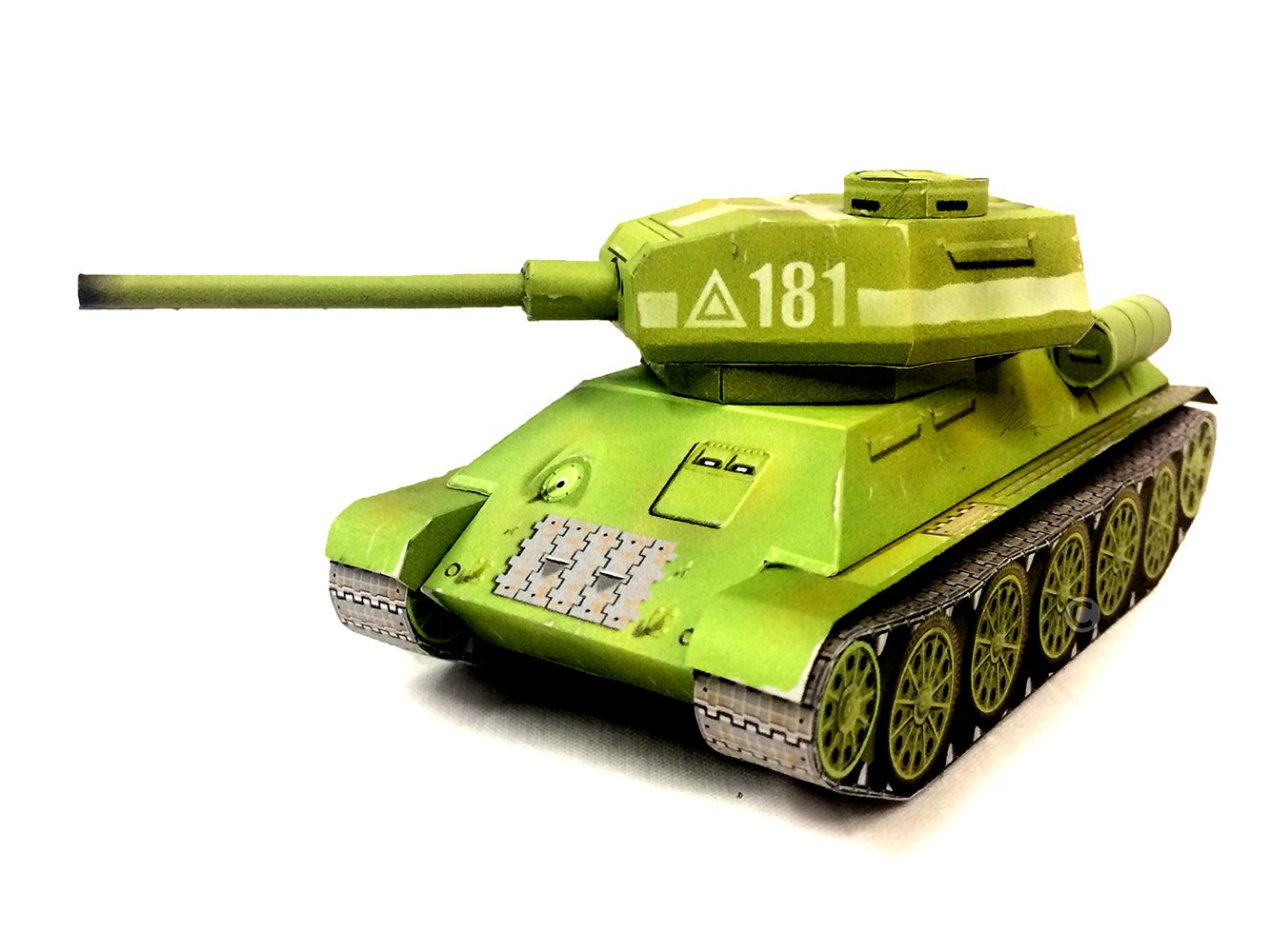 Paper tank T-34-85 Berlin 1945 - Payhip
