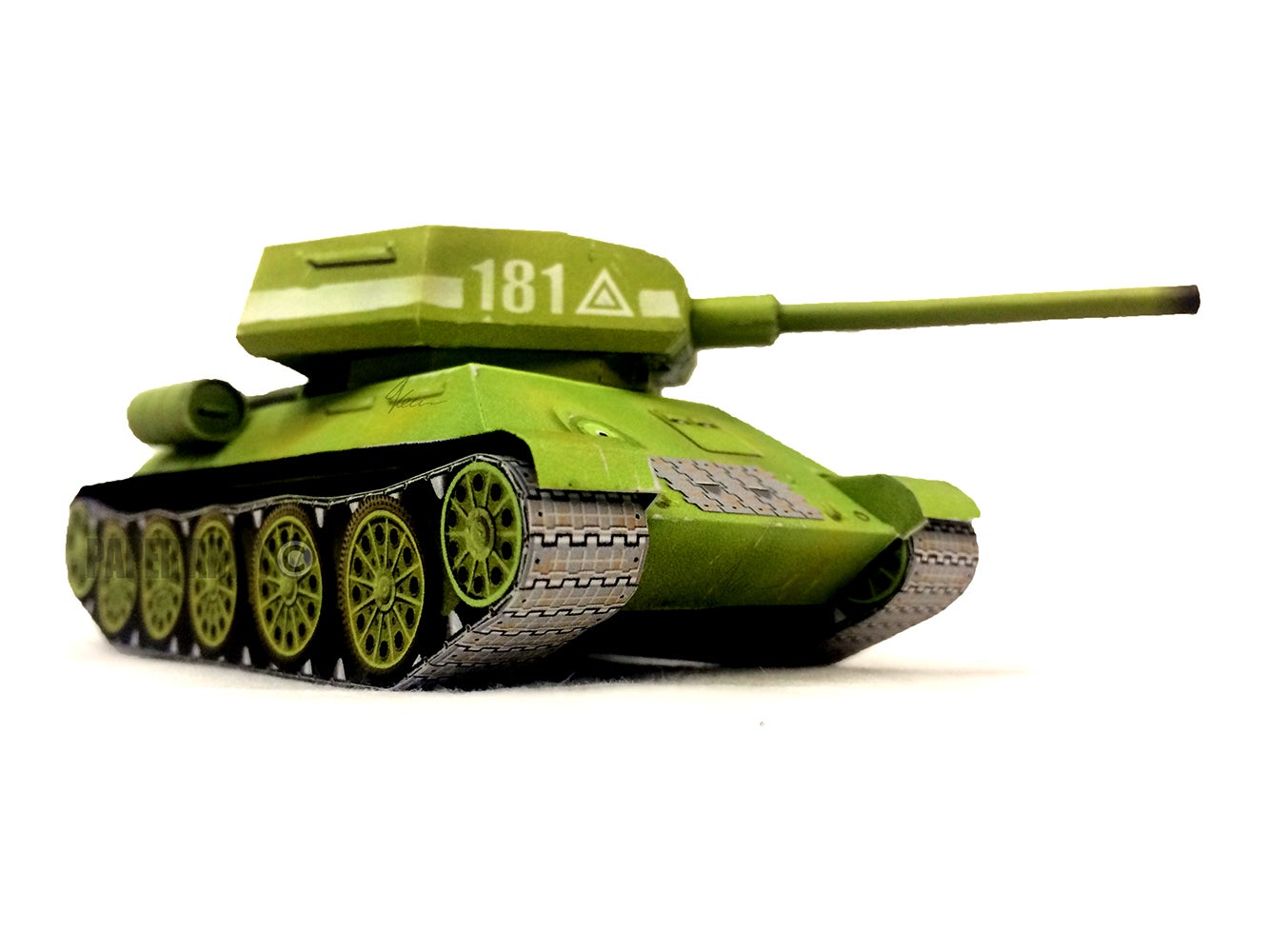Paper tank T-34-85 Berlin 1945 - Payhip