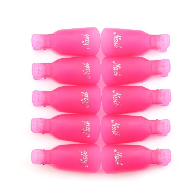 Professional Plastic Nail Soak Off Clips Acrylic Nail Art Gel Polish ...