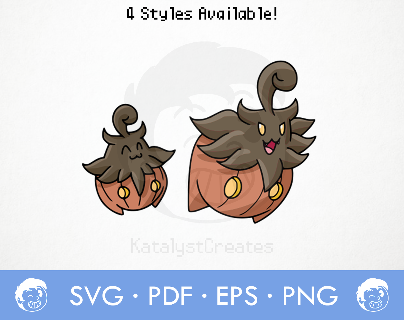 Pumpkaboo SVG PNG Vector Bundle - For Cricut, Prints, and Scrapbooking ...