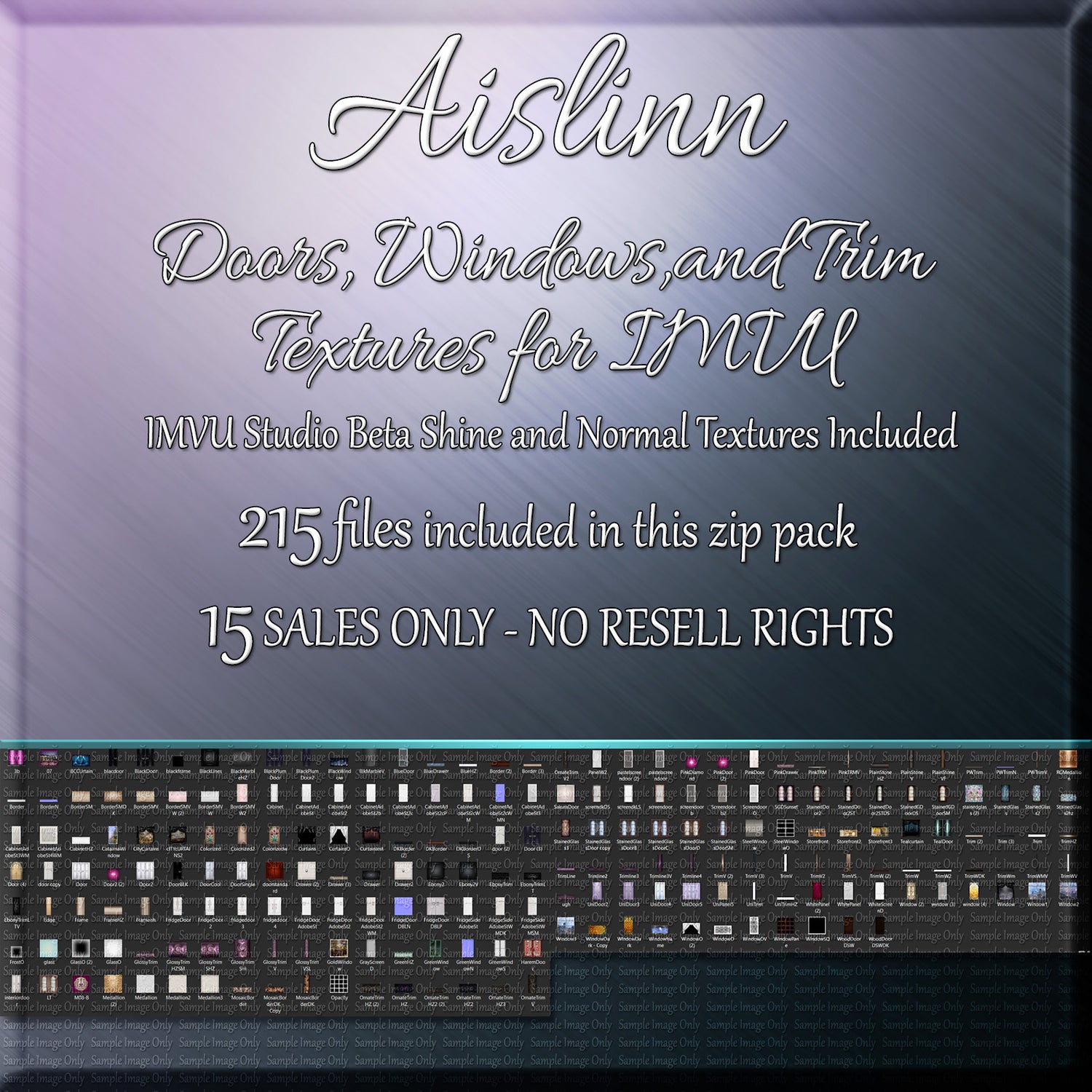 Doors and Windows IMVU Textures by Aislinn - Payhip