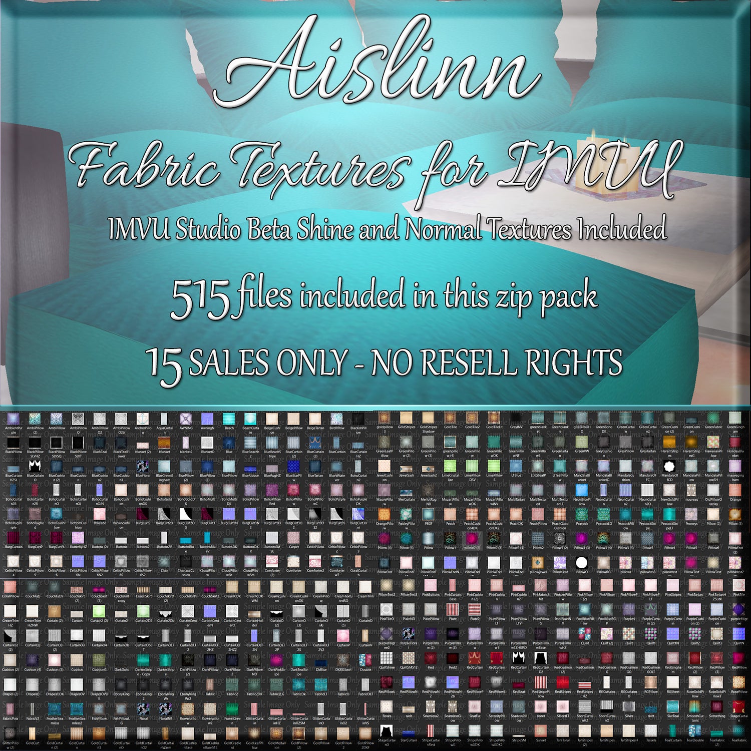 Pillows and Fabric Textures for IMVU by Aislinn - Payhip