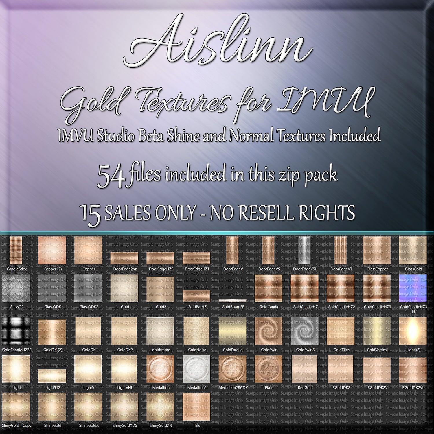 Gold Metals IMVU Room Textures by Aislinn - Payhip