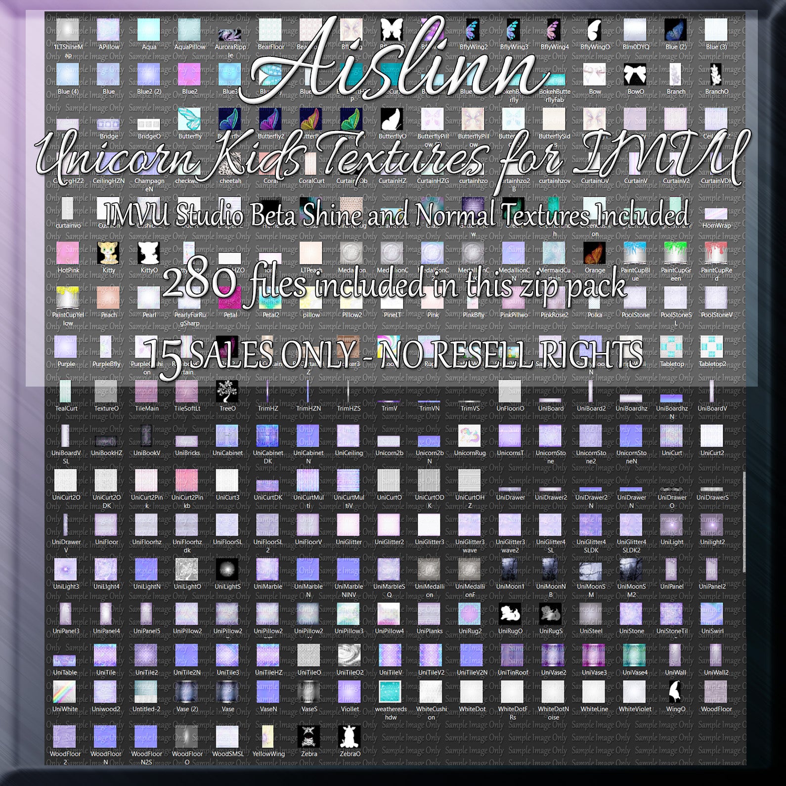 Unicorn Kids IMVU Room Textures by Aislinn - Payhip