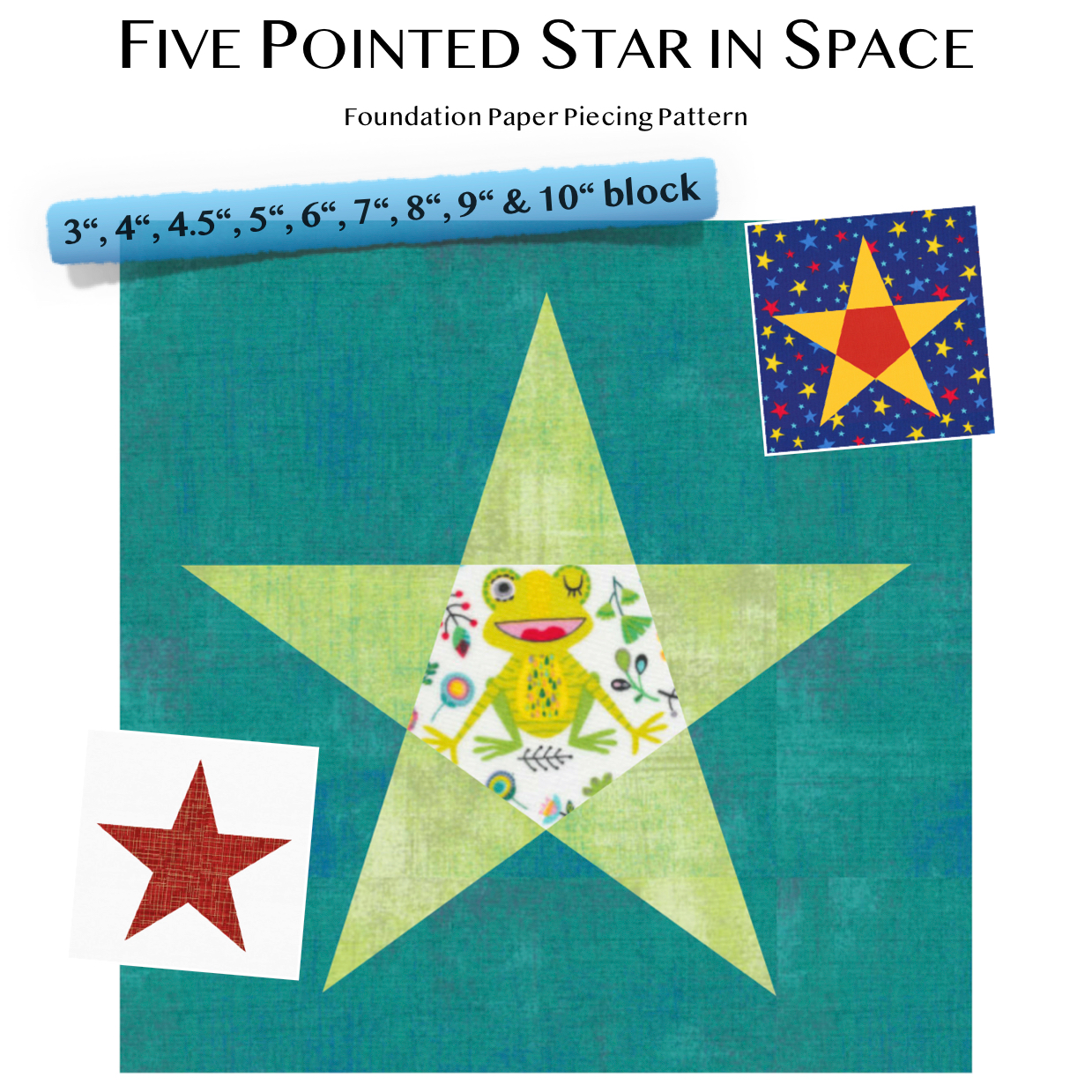 Five Pointed Star – nine size FPP Pattern (PDF Download) - Payhip