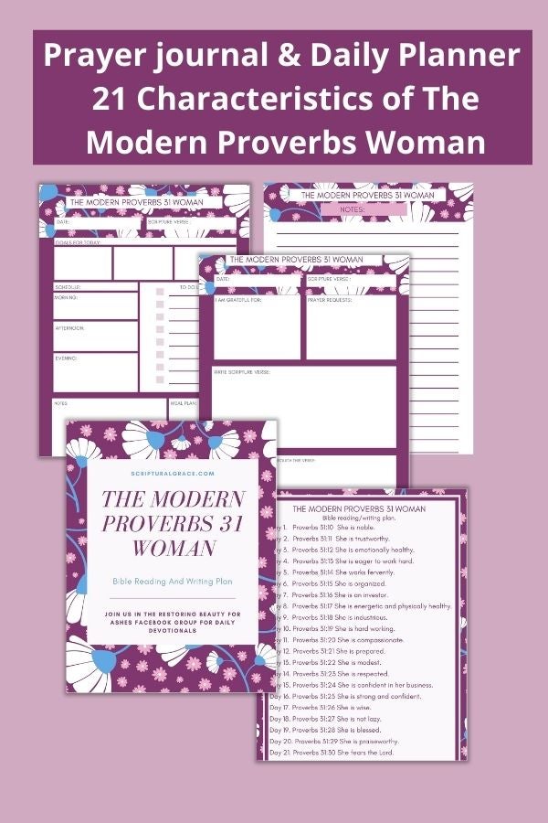Free Printable The Modern Proverbs 31 Woman Journal - Payhip