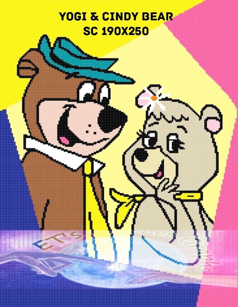 Yogi & Cindy Bear SC 190x250 - Payhip