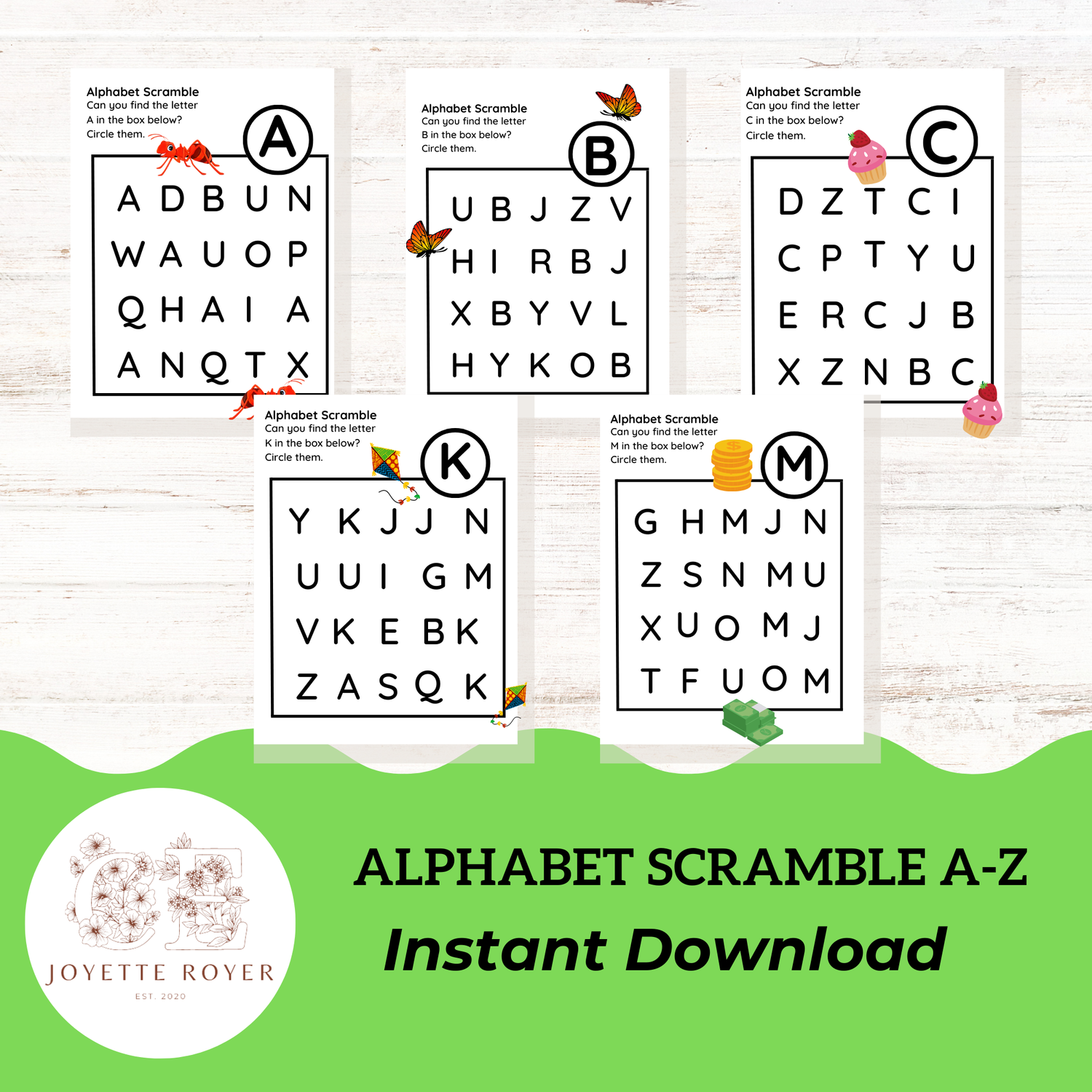 Alphabet Tracing Upper and Lowercase ABC's Workbook -Handwriting ...