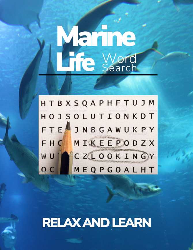 MARINE LIFE WORD PUZZLE - PLAY AND LEARN ABOUT MARINE LIFE - Payhip