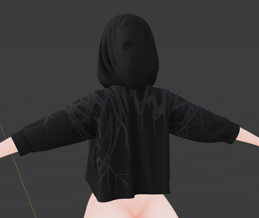 Winter Shoulder Cape - Rigged FBX - Vrchat clothing - Commercial use ...