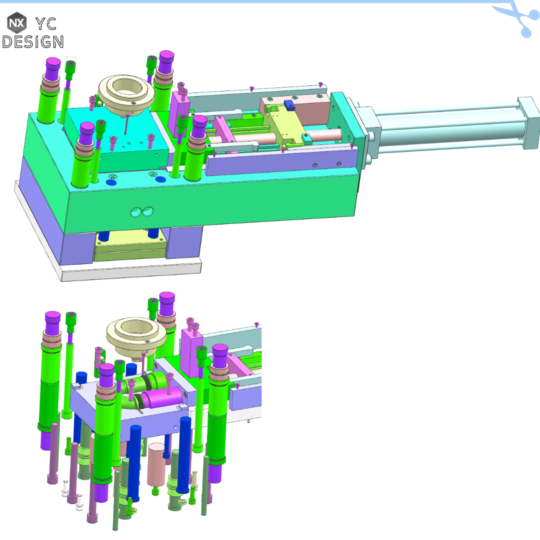 (Injection Mold)A mold design scheme for U-shaped tube products! - Payhip