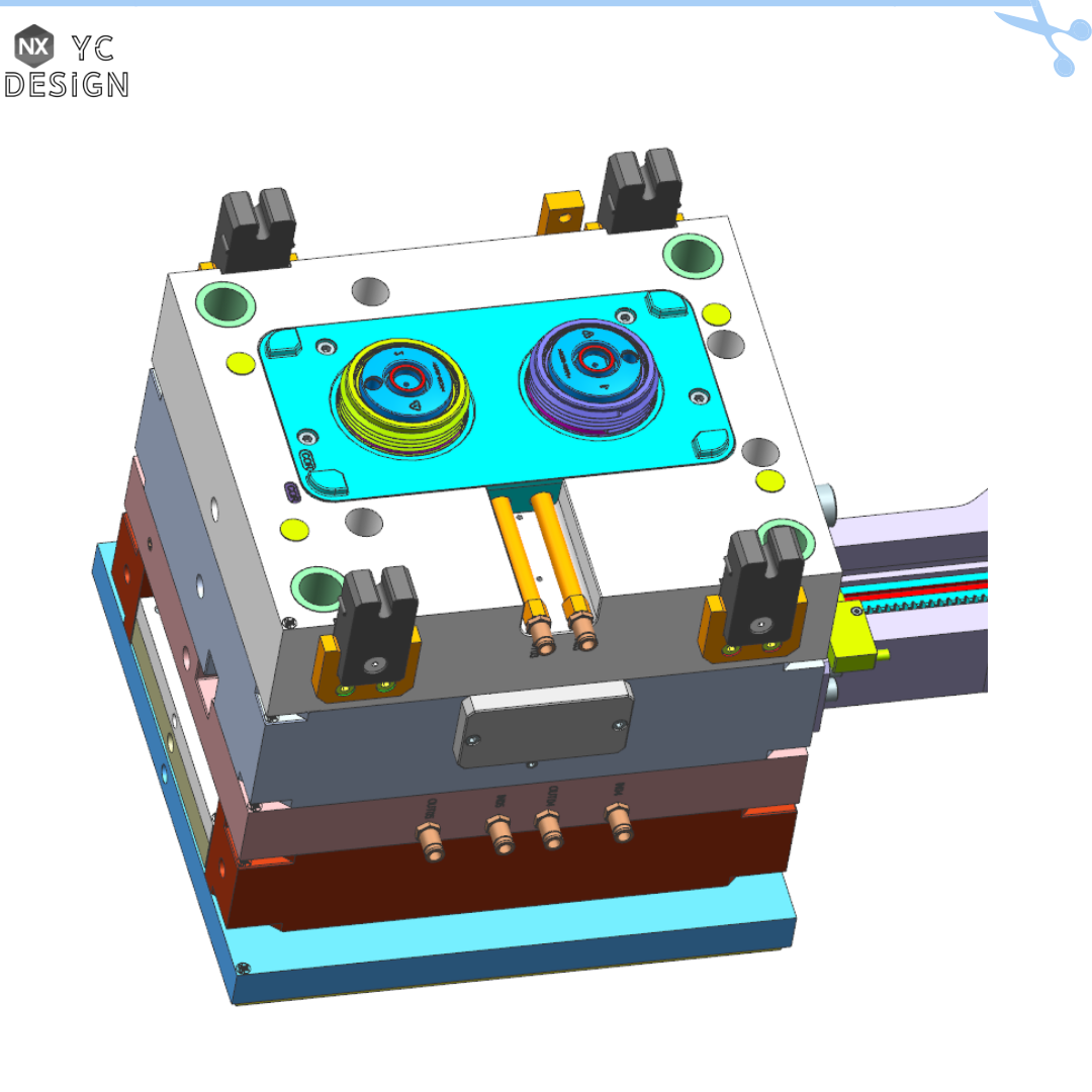(Injection mold) A threaded cap product, - Payhip