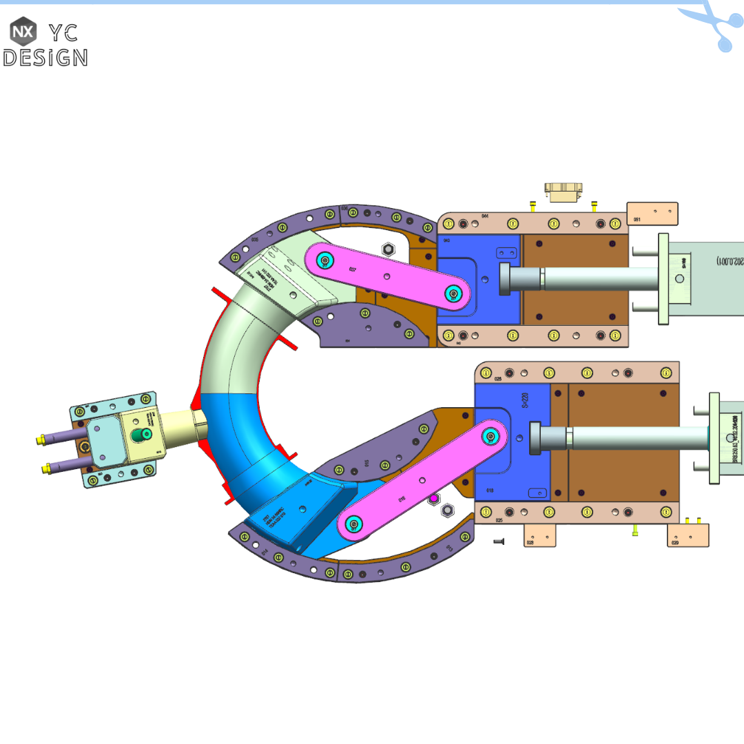(Injection mold) A drawing of a large arc core-pulling mold - Payhip