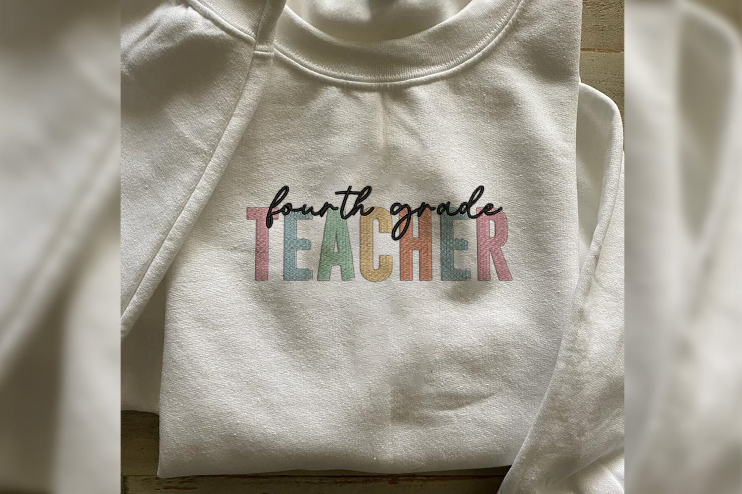 Fourth Grade Teacher Embroidery Designs, Back To School Embroidery ...