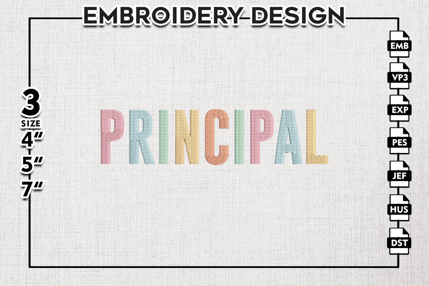 Assistant Princial Embroidery Designs, Back To School Embroidery ...