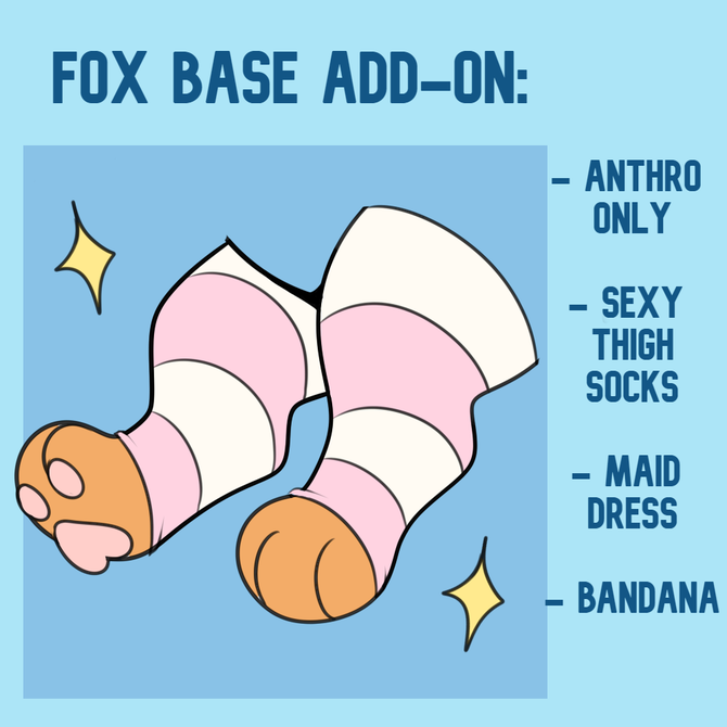 Furry Fox Wolf Base Add-on - Payhip