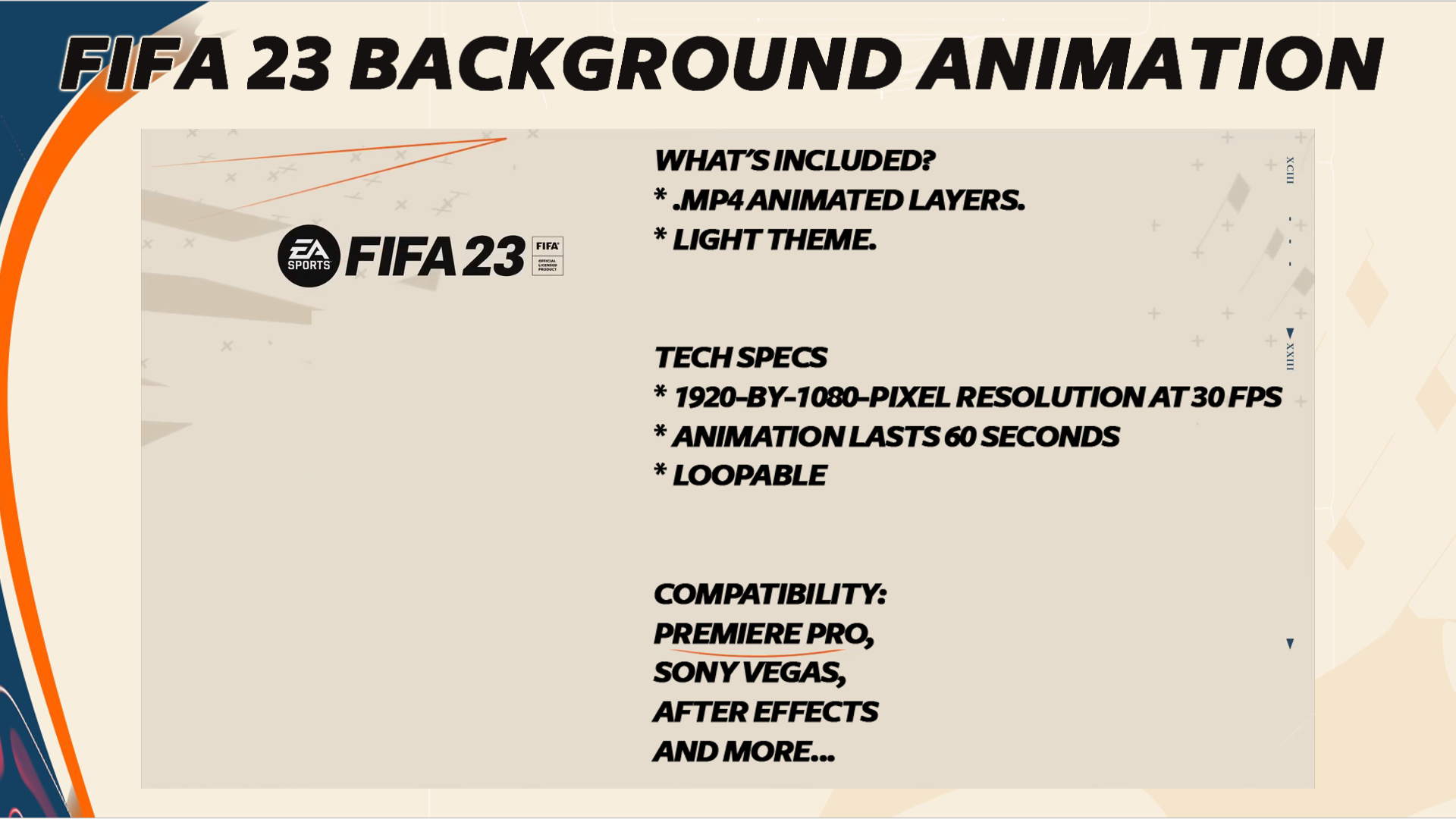 FIFA 23 BACKGROUND ANIMATION - Payhip