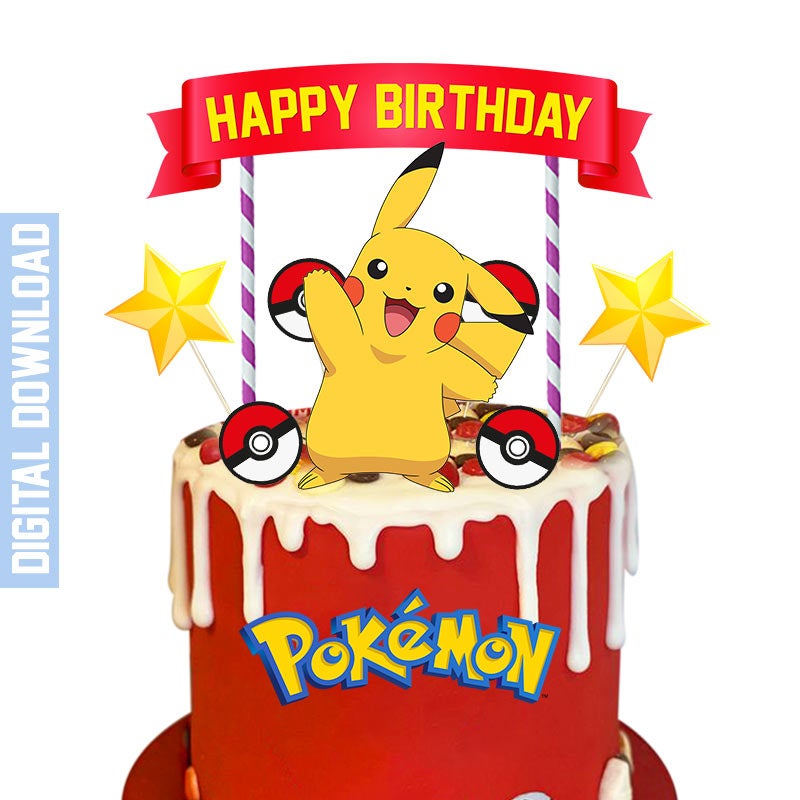 POKEMON CAKE TOPPER - Payhip