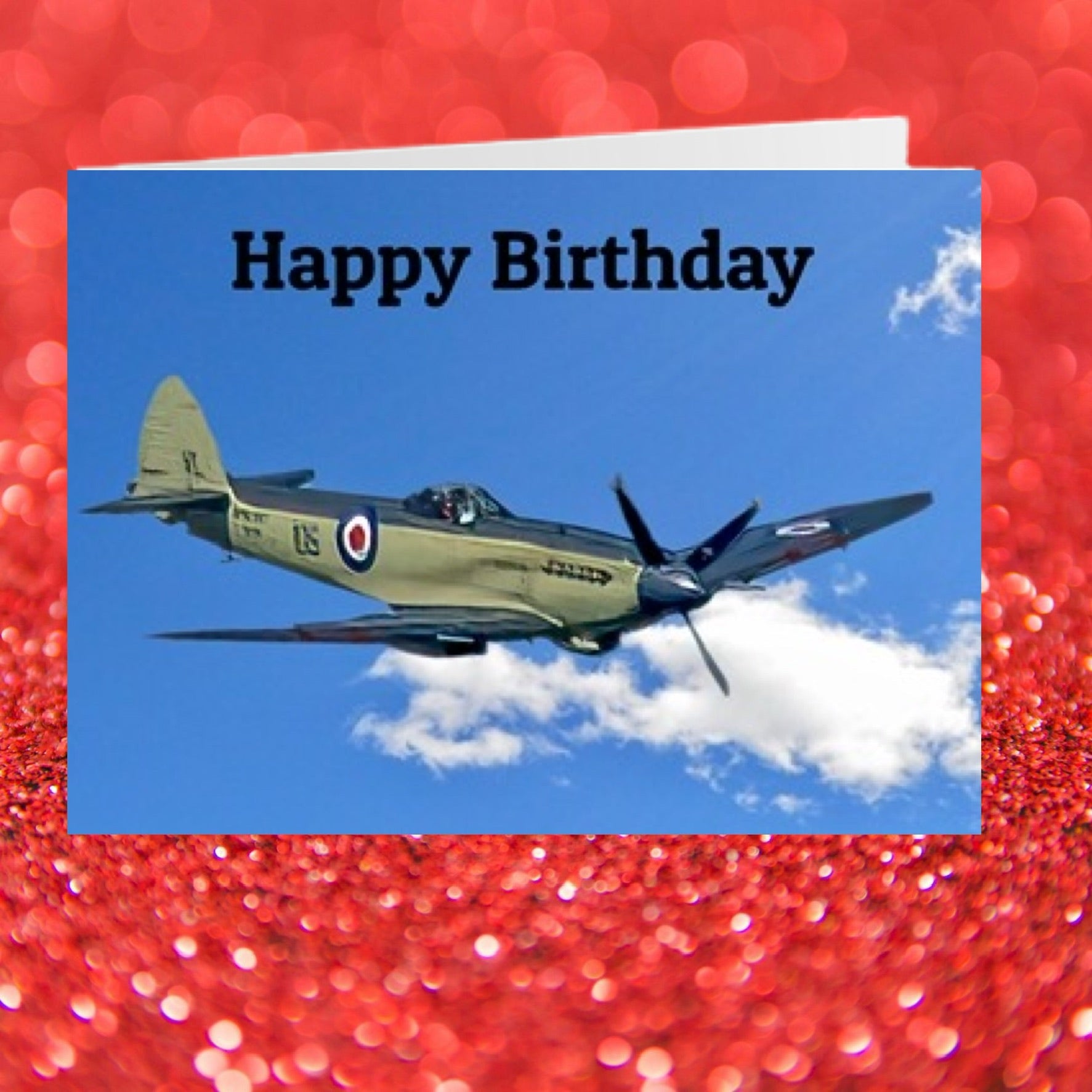 Spitfire Birthday Card - Payhip
