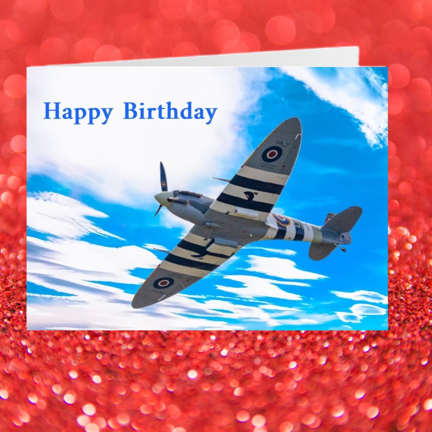 Spitfire Birthday Card - Payhip
