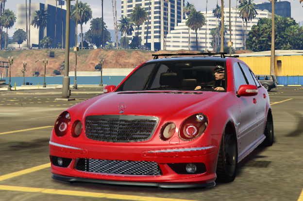 Mercedes Benz E55 Luxury FiveM Ready 4 Door Vehicle! Custom Built With ...